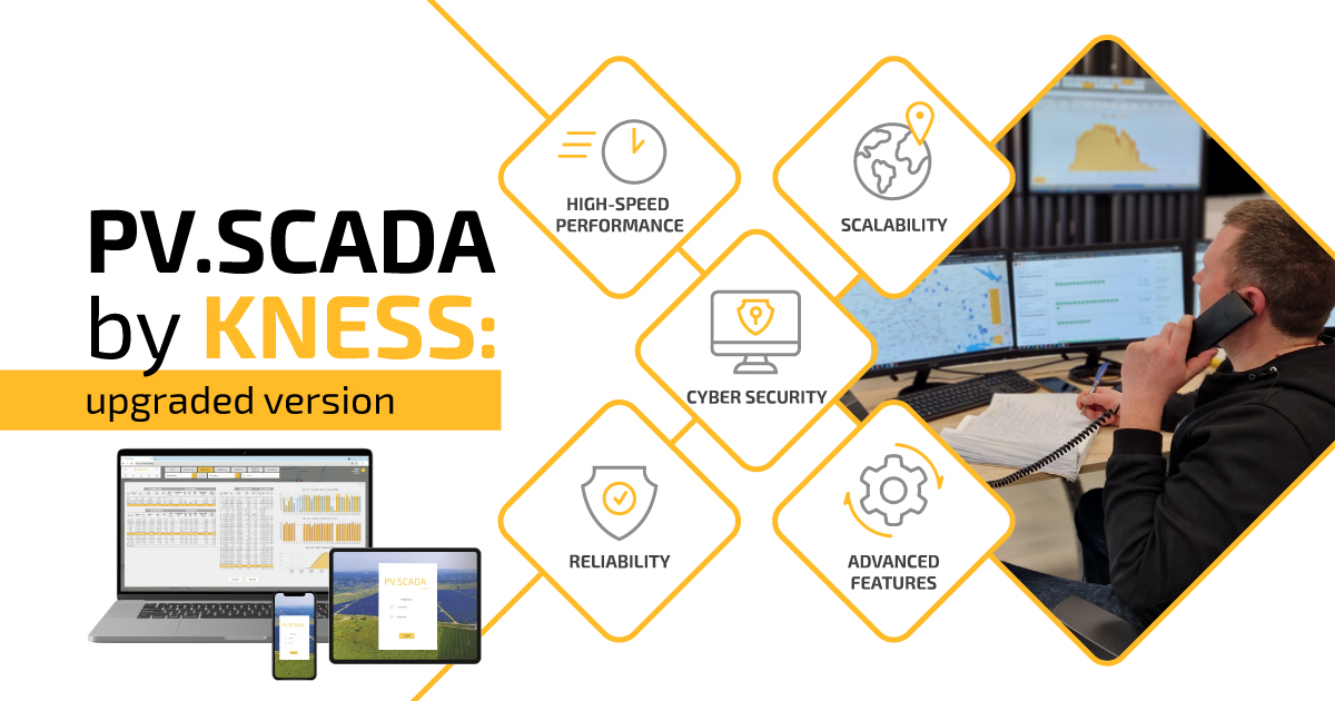 The key benefits and updated features of PV.SCADA | Новини | KNESS
