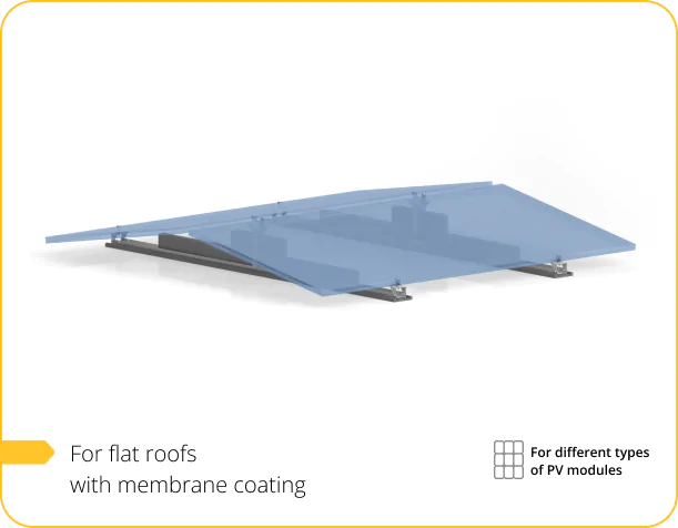 PV module mounting structures | KNESS
